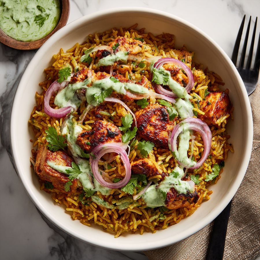 Tandoori Chicken and Rice - Anywhere Recipes